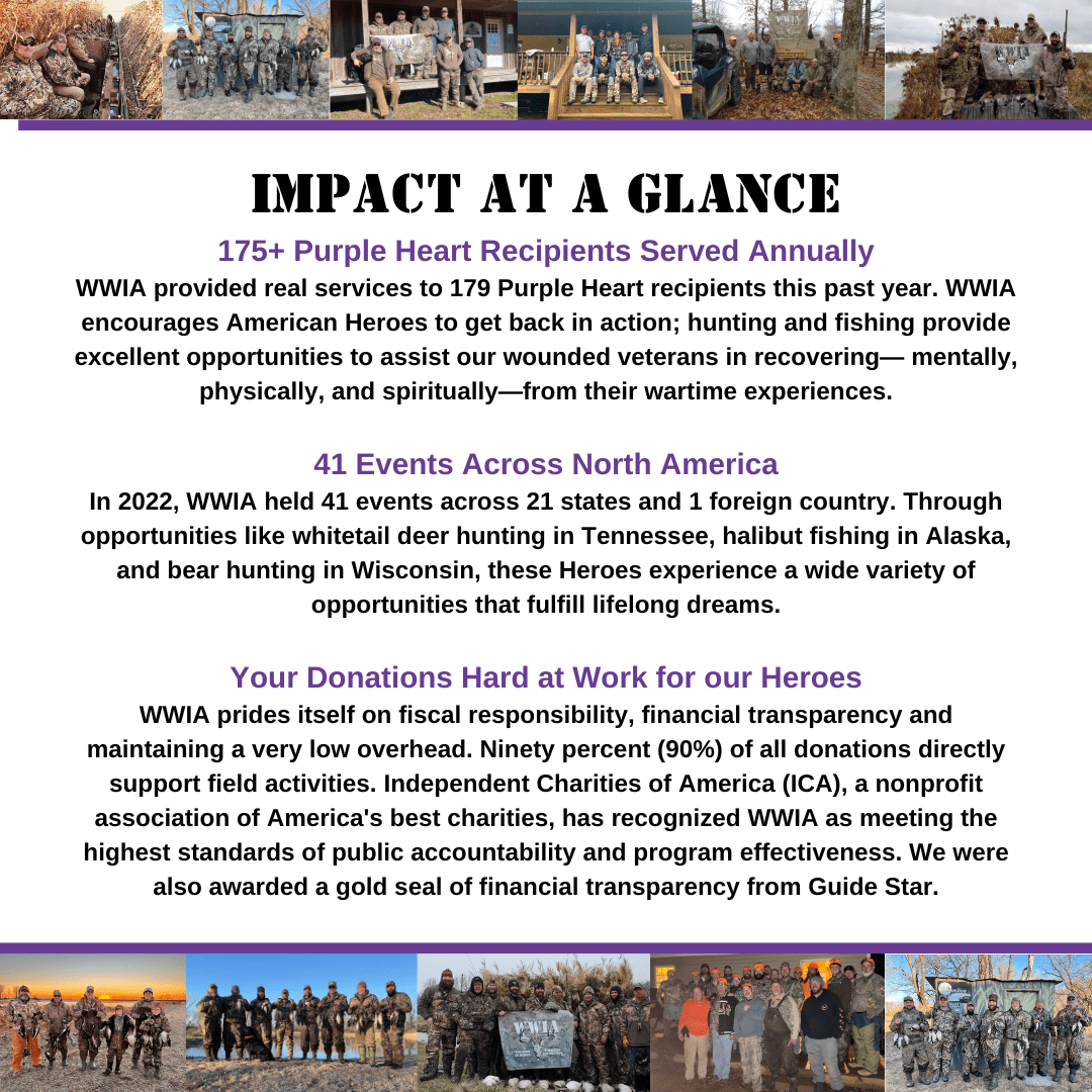 Wounded Warriors in Action Foundation Impact at a glance flyer. - Wounded Warriors in Action ...